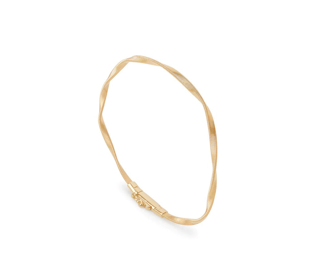 18K YELLOW GOLD STACKABLE BANGLE FROM THE MARRAKECH COLLECTION — MulloysJewelry
